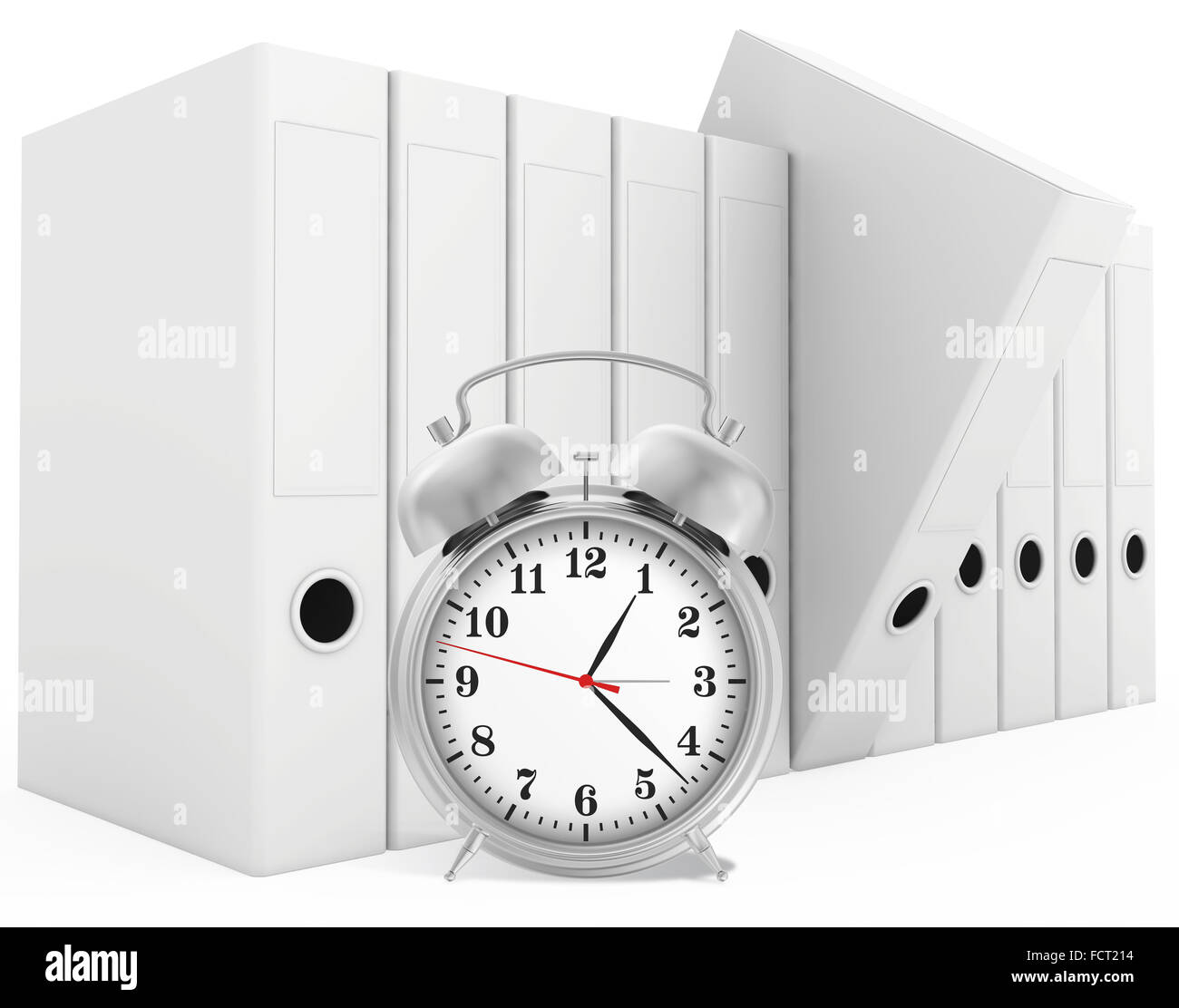 Work folder clock hi-res stock photography and images - Alamy