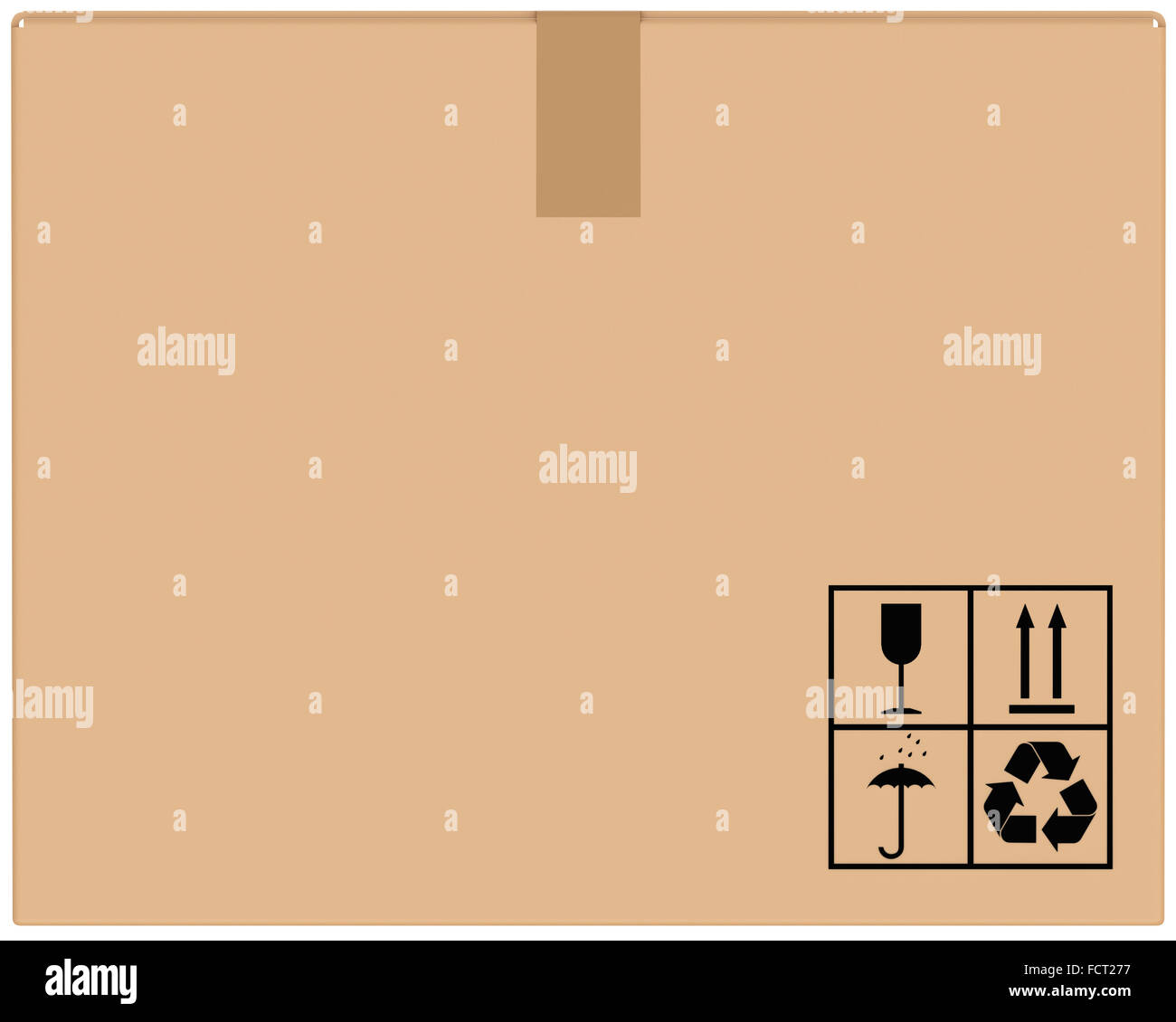 background cardboard boxes with special characters Stock Photo - Alamy