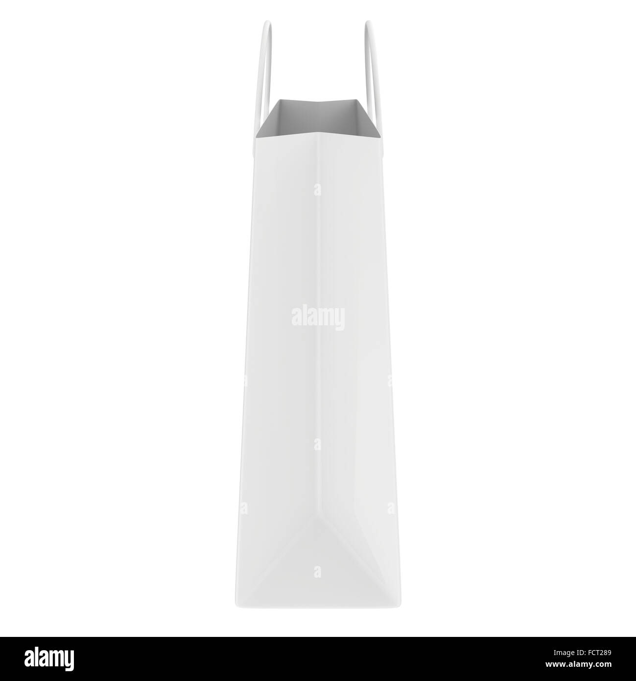 Empty package isolated on white background Stock Photo - Alamy