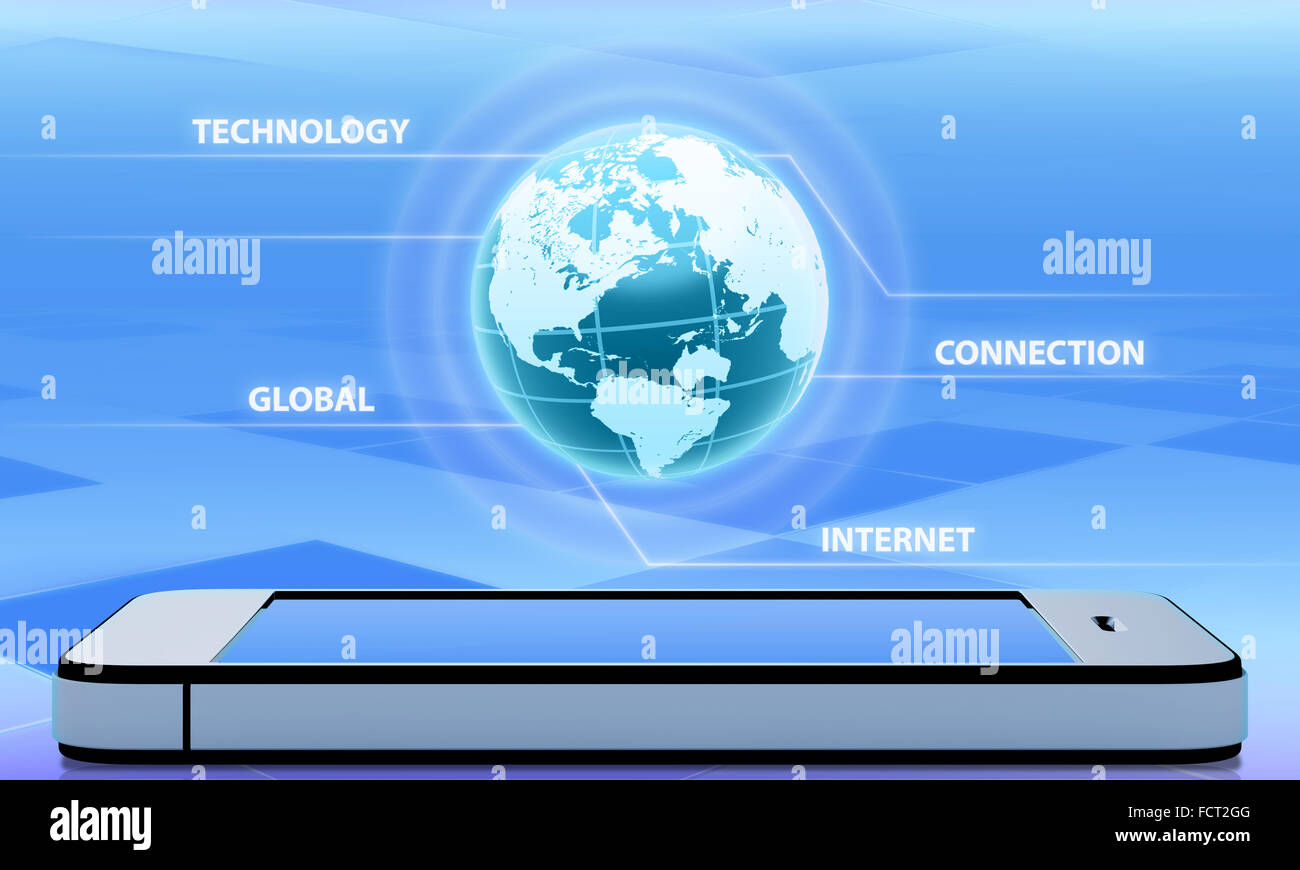 Abstraction wireless technology Stock Photo - Alamy