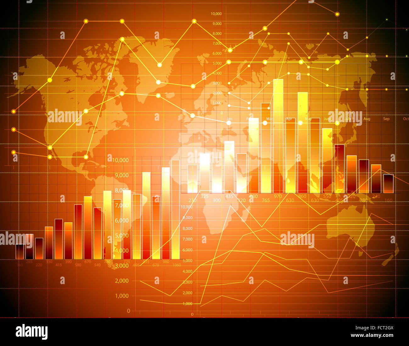 Map graph hi-res stock photography and images - Alamy