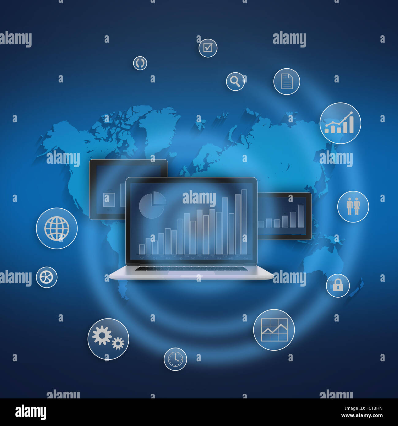 Map design computer desktop hi-res stock photography and images - Alamy