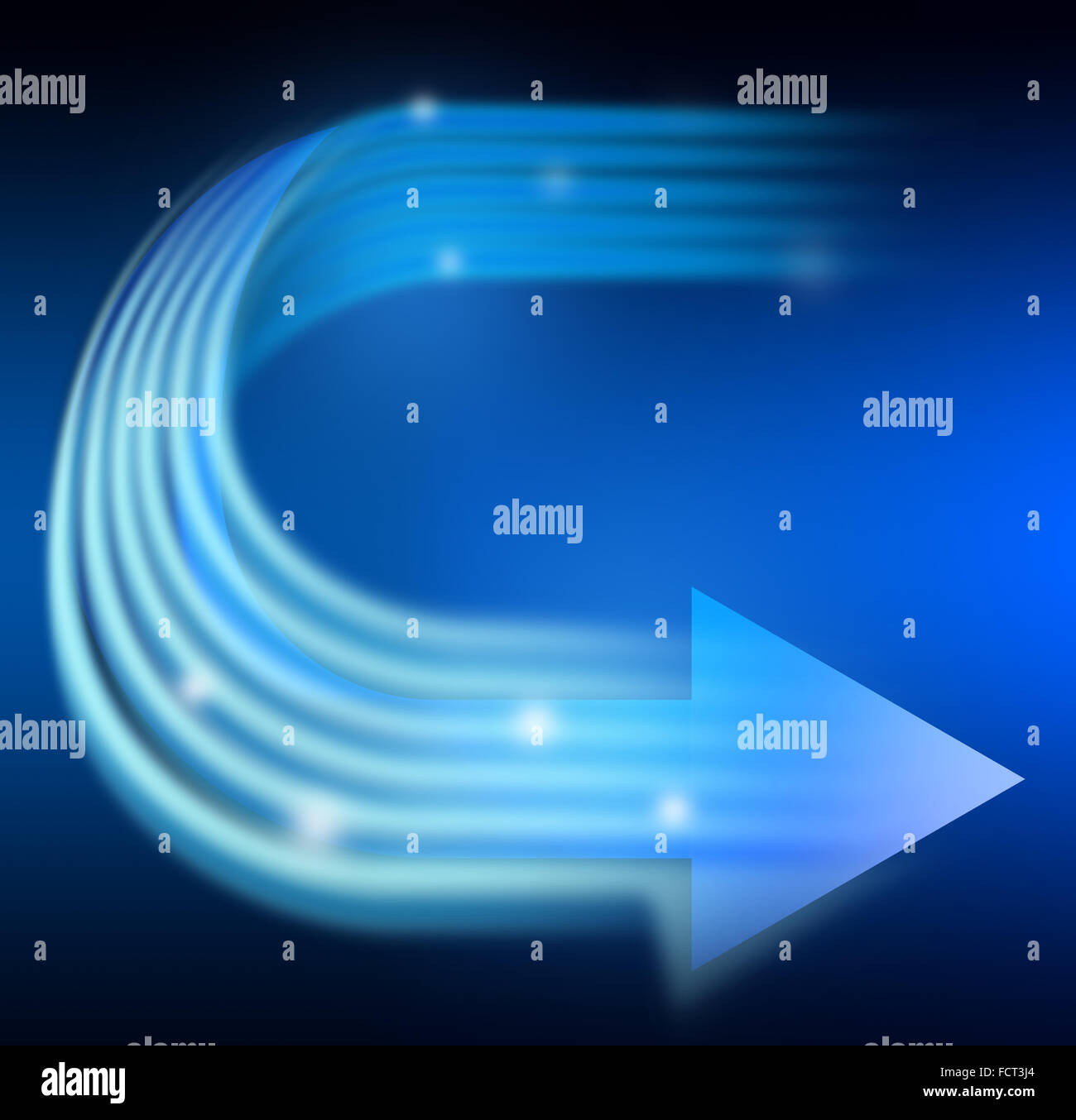 Image of arrow in motion leaving a trail Stock Photo - Alamy