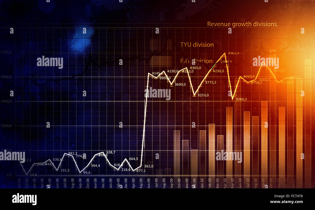 Business abstract image with high tech graphs and diagrams Stock Photo ...