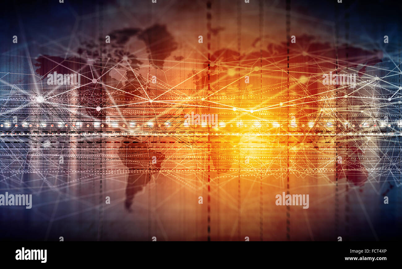 Business abstract image with high tech graphs and diagrams Stock Photo ...