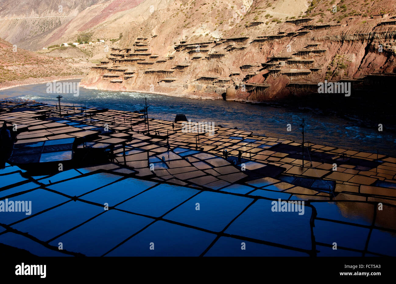 ancient well salt field Stock Photo - Alamy