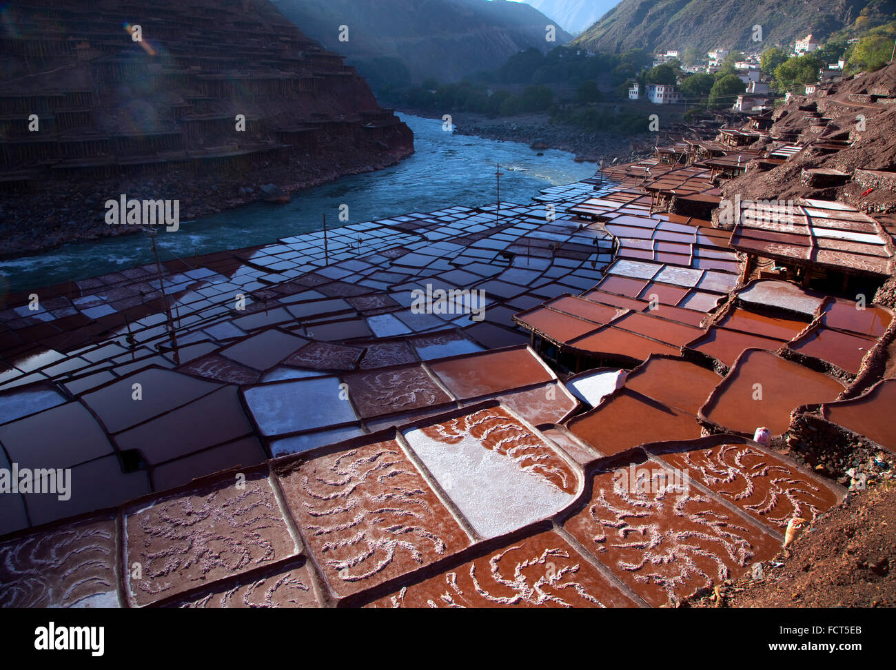 ancient well salt field Stock Photo - Alamy