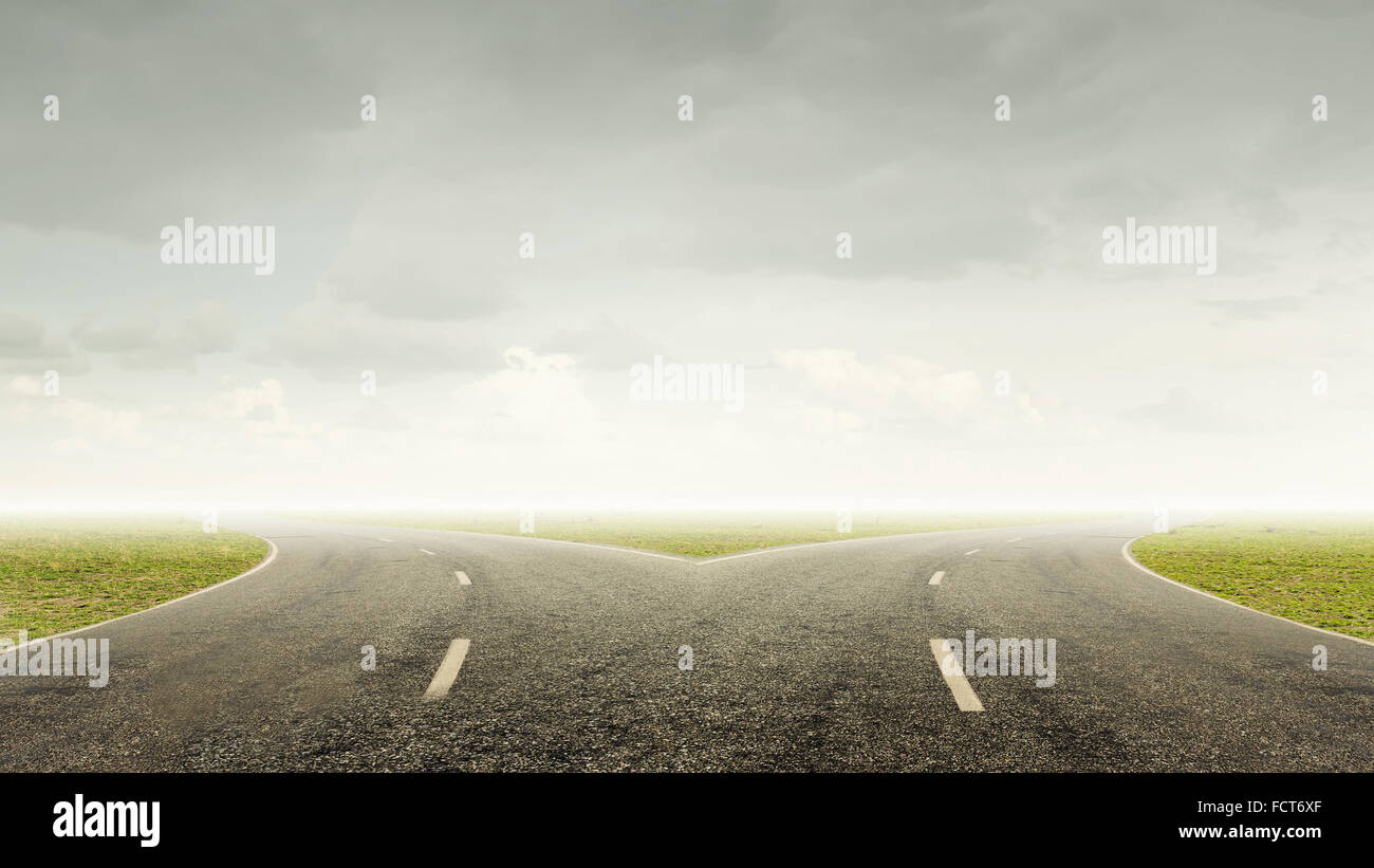 Concept choice crossroads hi-res stock photography and images - Alamy