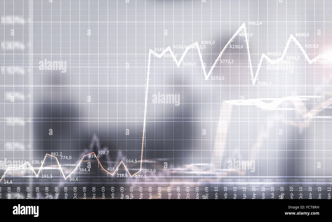 Digital background image with diagrams and graphs Stock Photo - Alamy