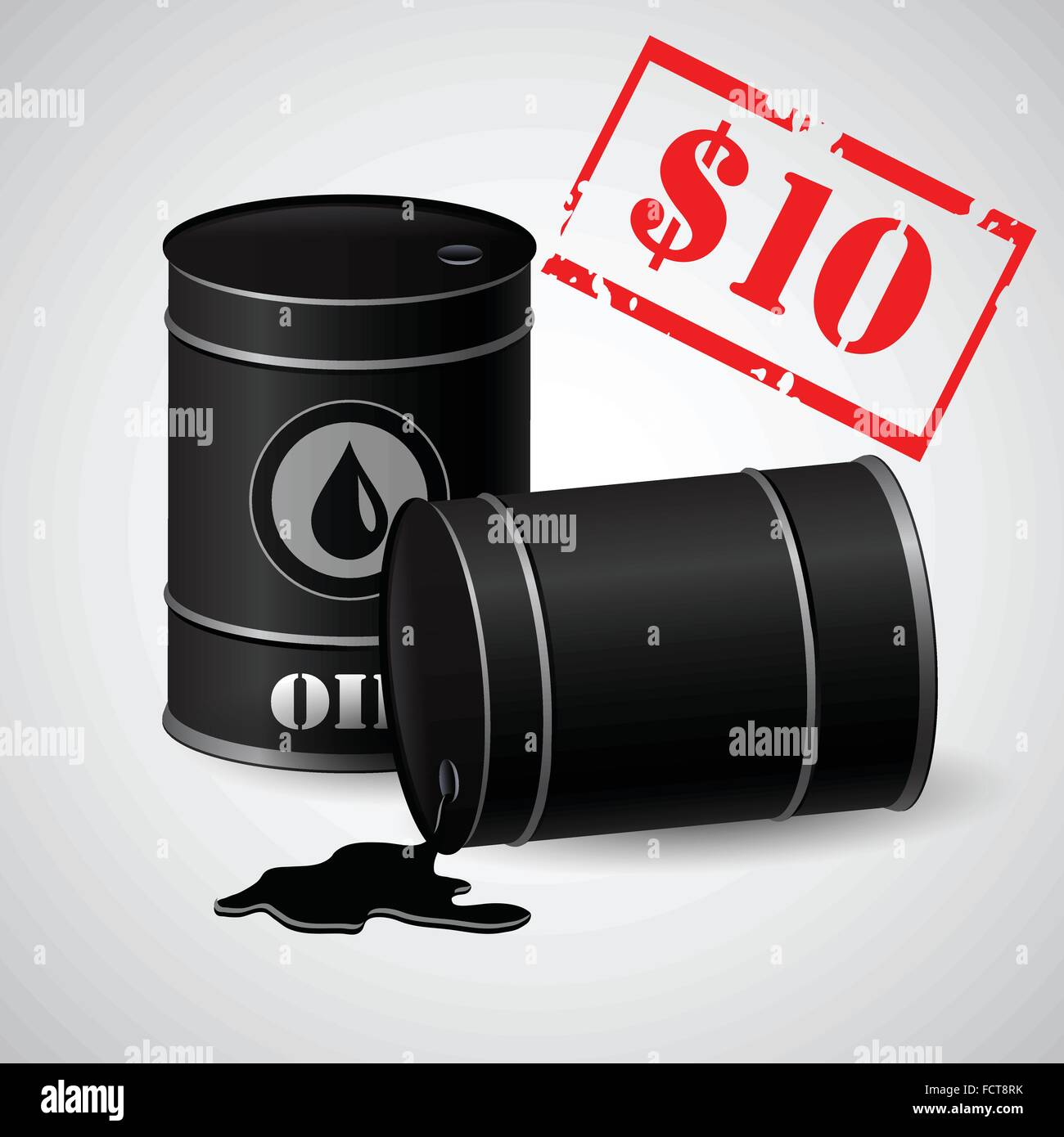 Oil industry finance price Stock Vector Images - Alamy
