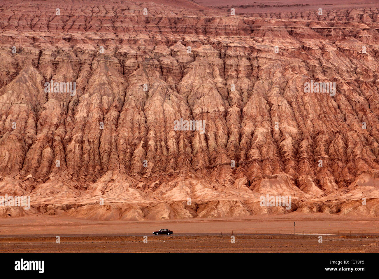 Turpan City Flaming Mountains Stock Photo - Alamy