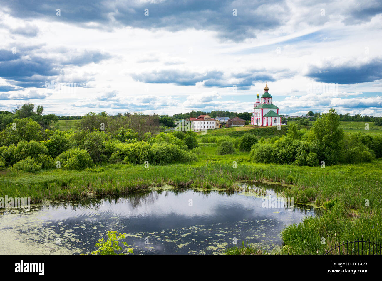 Russia, Suzdal, landscape of the country Stock Photo - Alamy