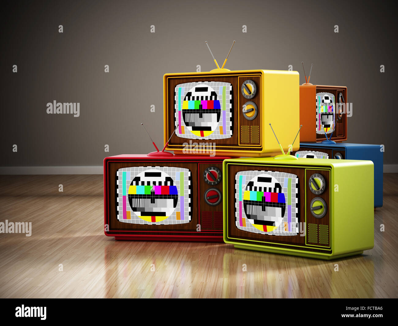 Vintage analog tv hi-res stock photography and images - Alamy