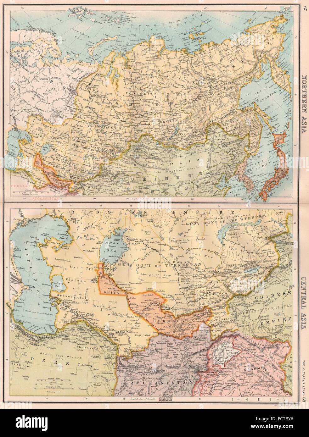 Bukhara Central Asia Map