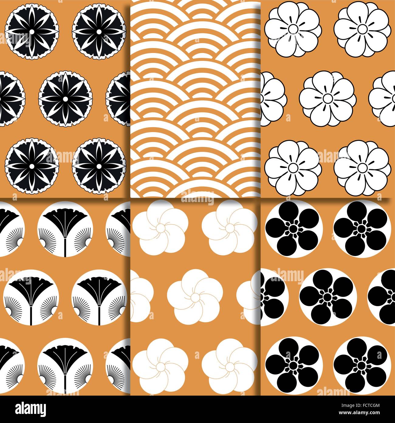 Japanese pattern print floral hi-res stock photography and images - Alamy