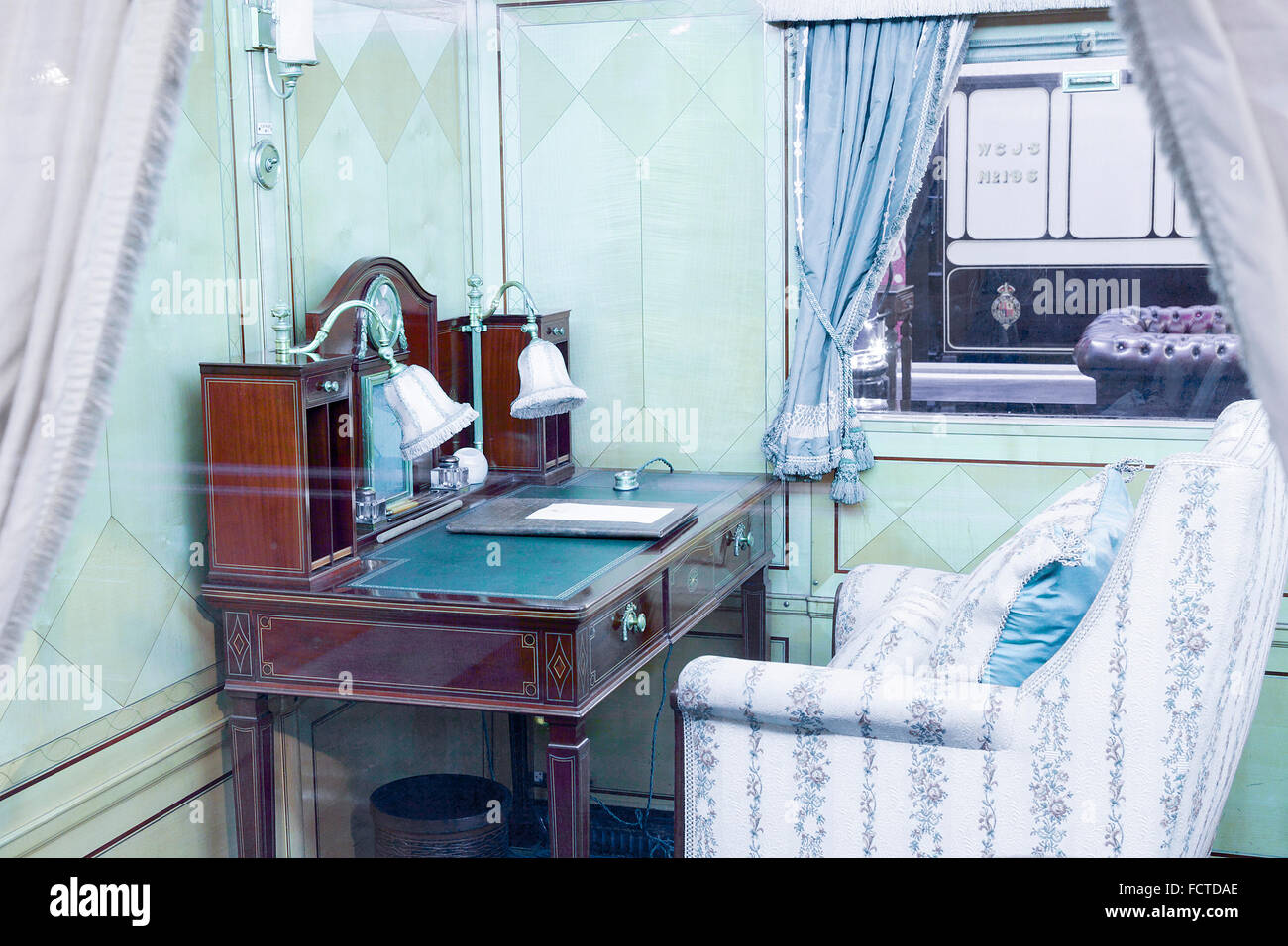 Internal aspect of Royal Train, on permanent view at The National ...