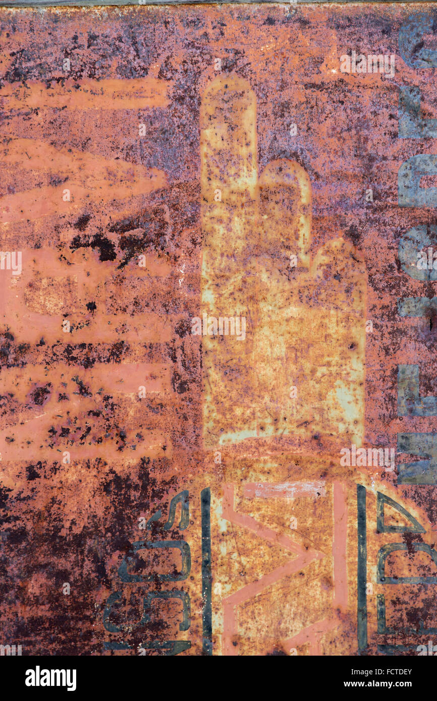 Close-up of rusty colorful wall Stock Photo - Alamy