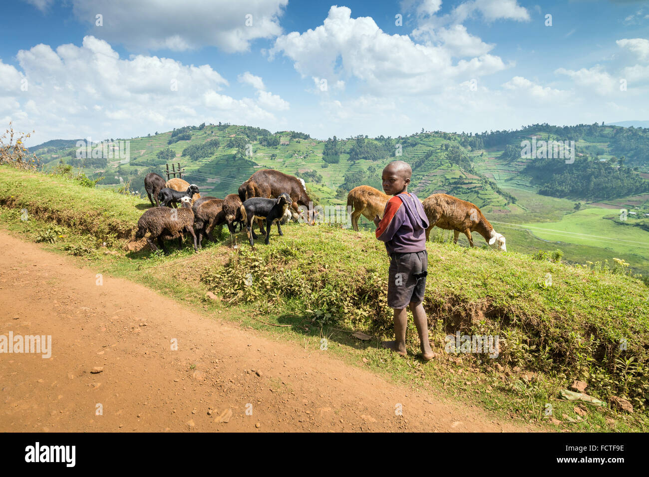 Local people in the street, Uganda, Africa Stock Photo - Alamy
