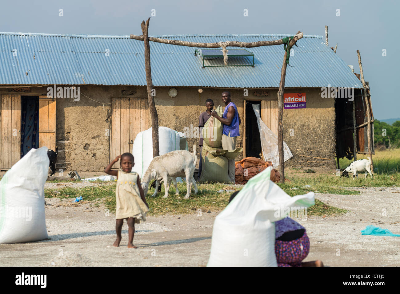 Local people in the street, Uganda, Africa Stock Photo - Alamy