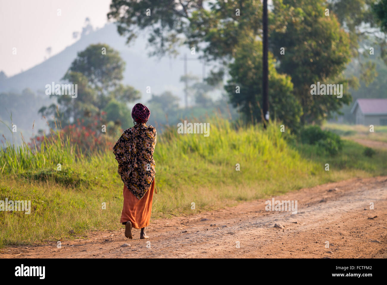 Local people in the street, Uganda, Africa Stock Photo - Alamy
