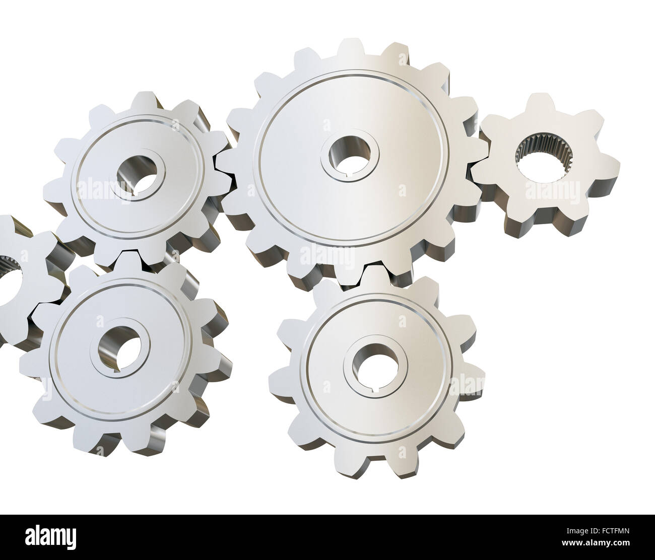 Set of mechanical gears Stock Photo - Alamy