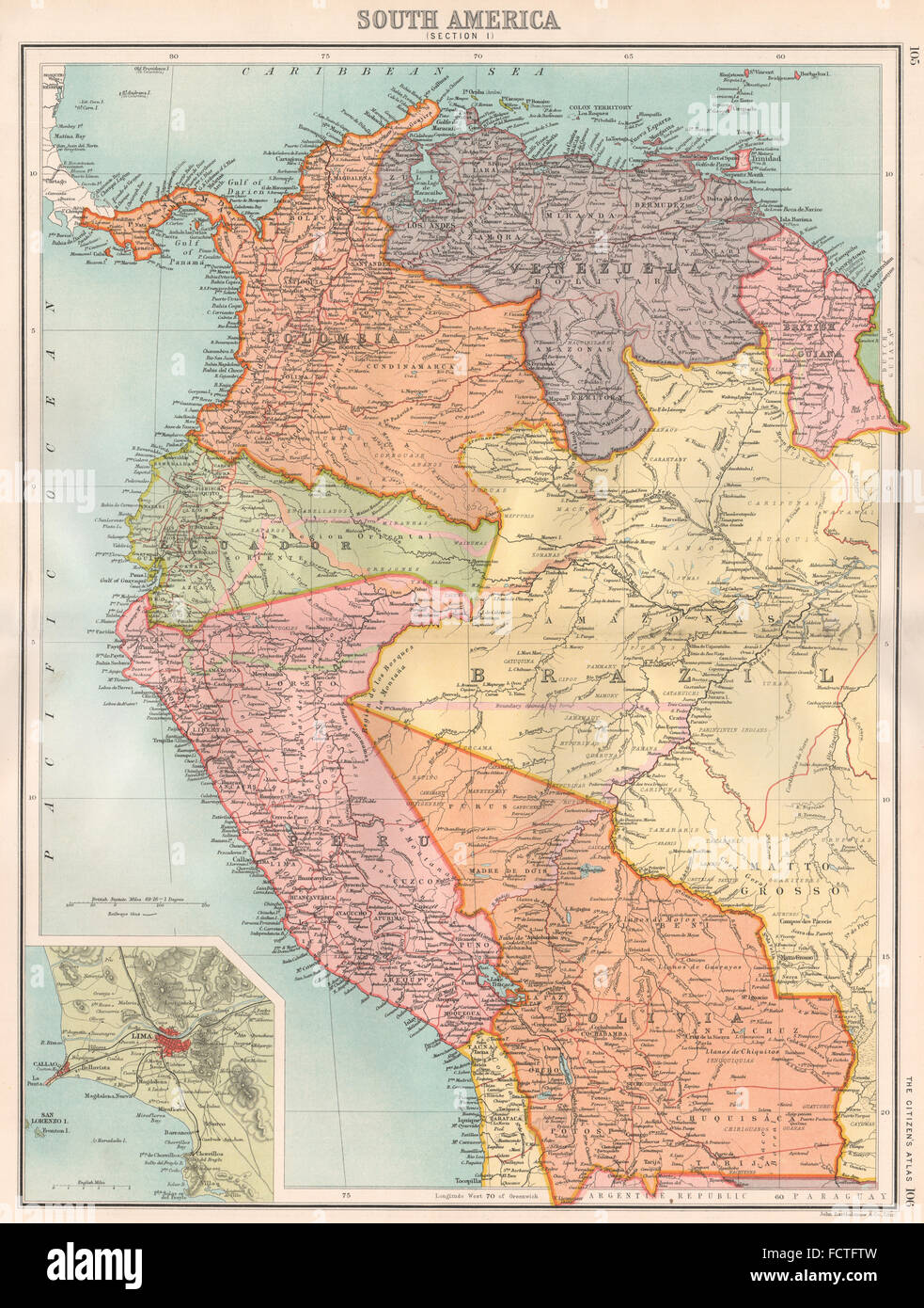 Maps of ecuador hi-res stock photography and images - Alamy