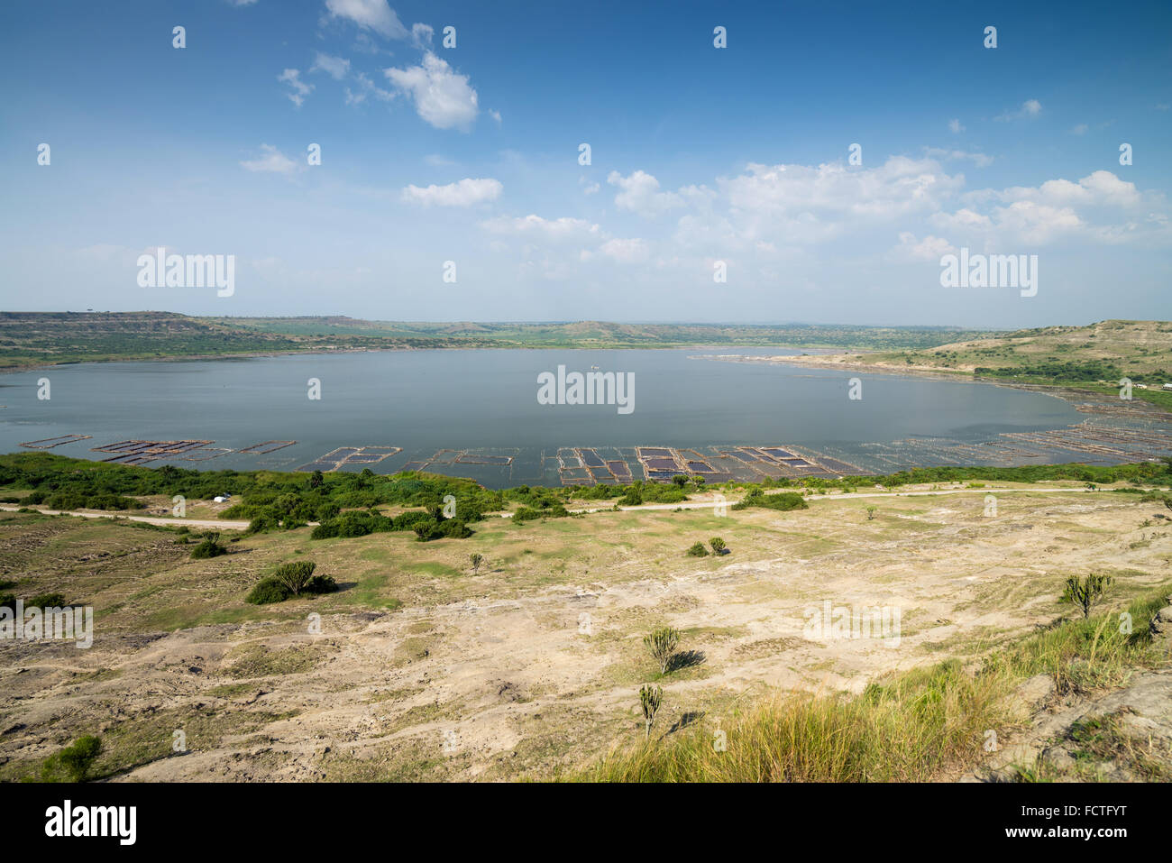 Salt mining at Katwe Crater Lake, Queen Elizabeth National Park, Uganda ...