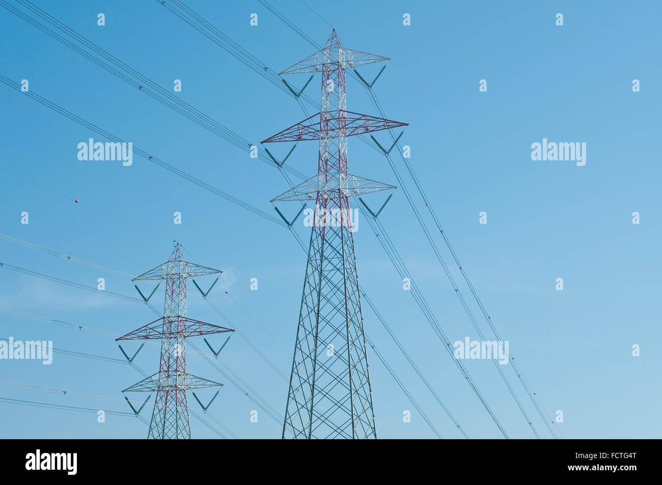 Steel pylons hi-res stock photography and images - Alamy