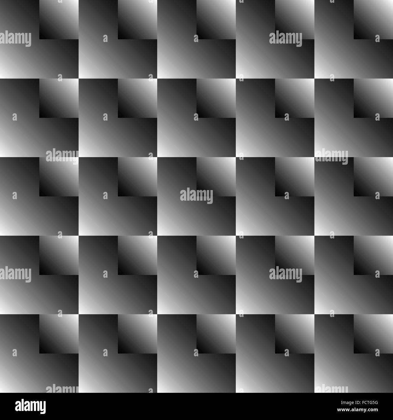 Seamlessly Repeatable Pattern With Square Shapes Monochrome Background