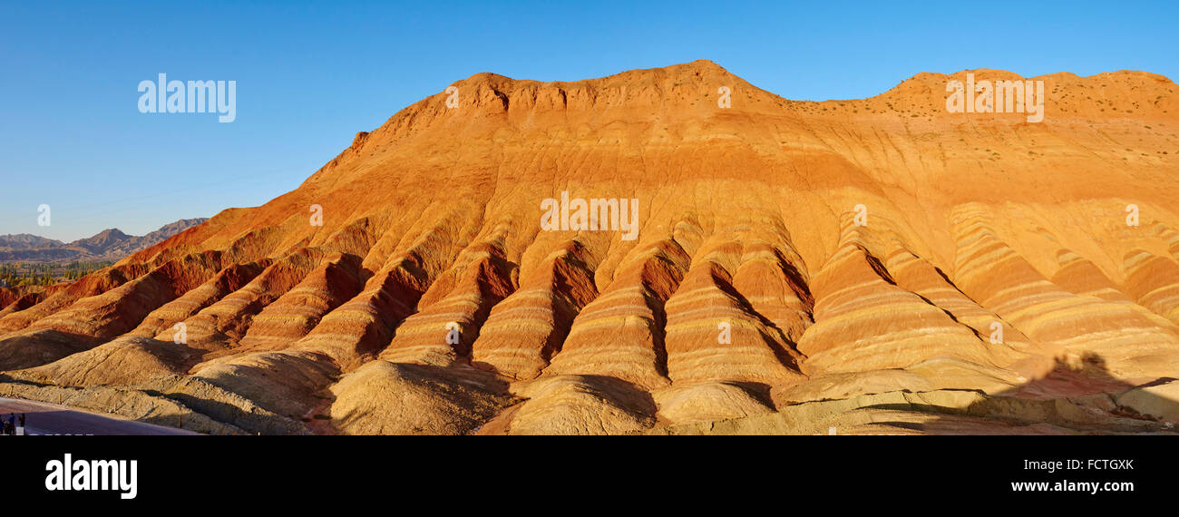 China, Gansu Province, colorful Danxia landform in Zhangye, Unesco ...