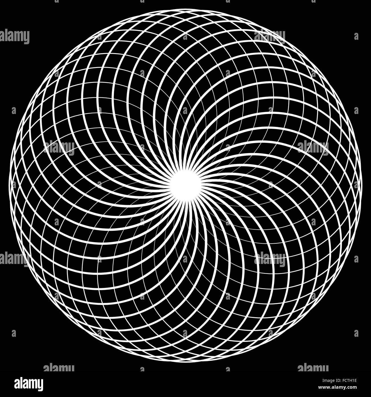 Abstract Spirograph Element Concentric Circles With Intersecting