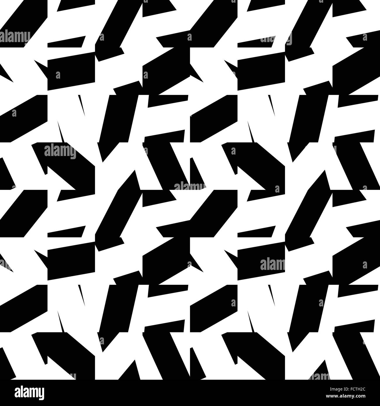Abstract minimal monochrome pattern with mosaic of random, scattered ...