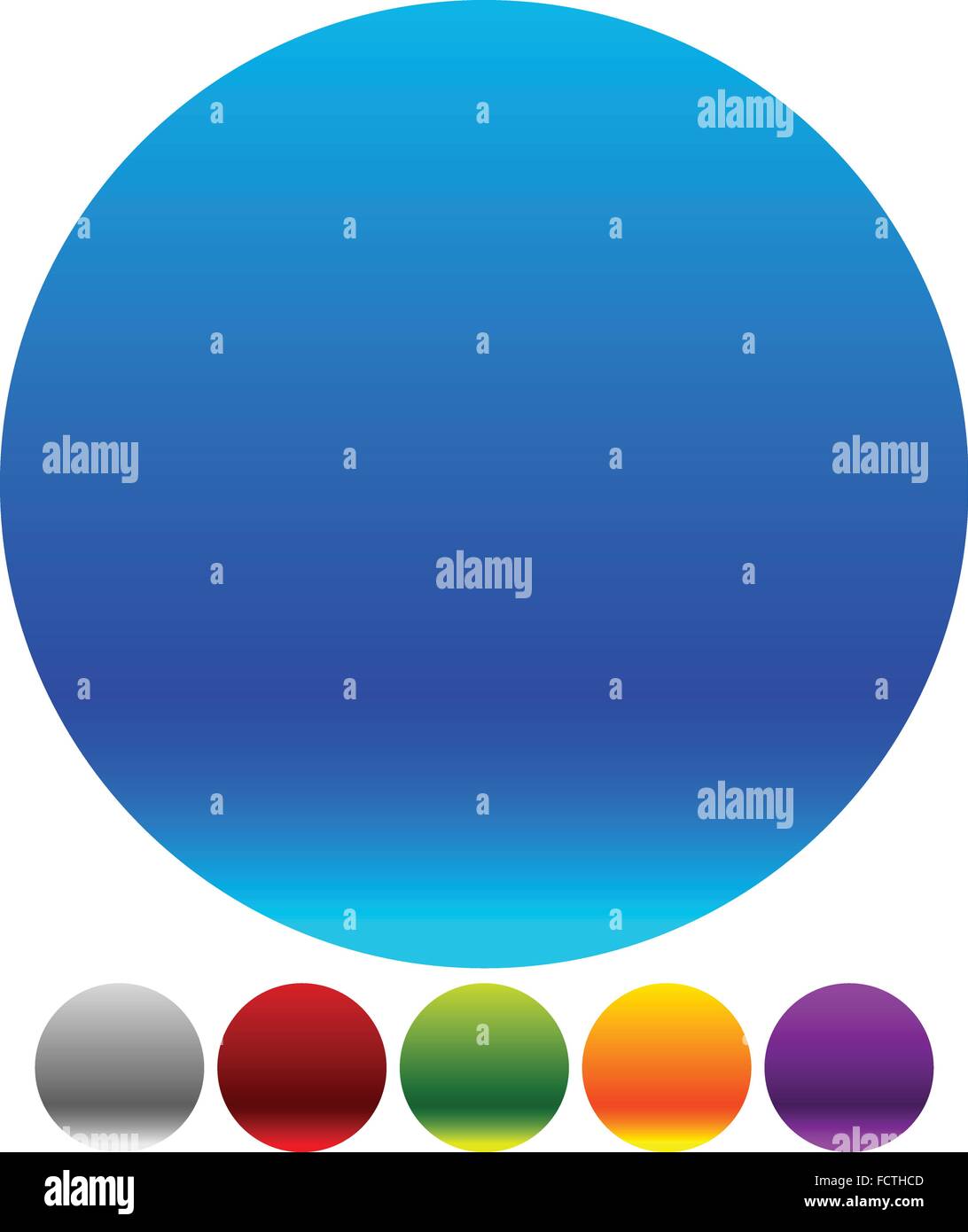 Empty colorful circle shapes, circle elements, vector eps 10 Stock ...