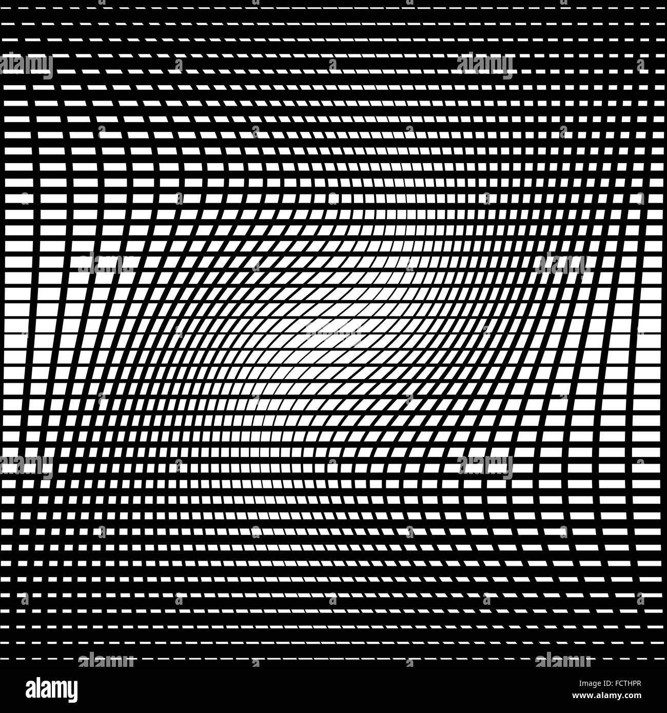 Abstract grid, mesh background with torsion effect. Distorted intersecting lines Stock Vector ...