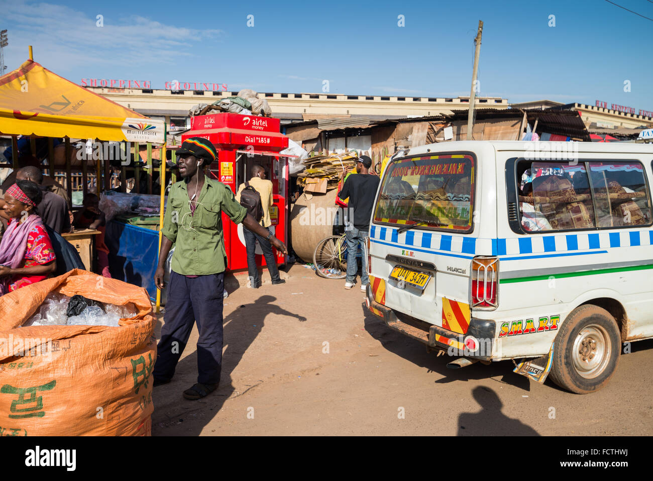 Street scene, Kampala, Uganda, Africa Stock Photo - Alamy