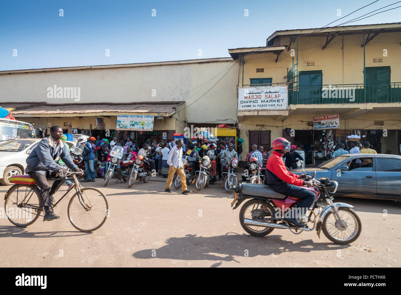 Street scene, Kampala, Uganda, Africa Stock Photo - Alamy