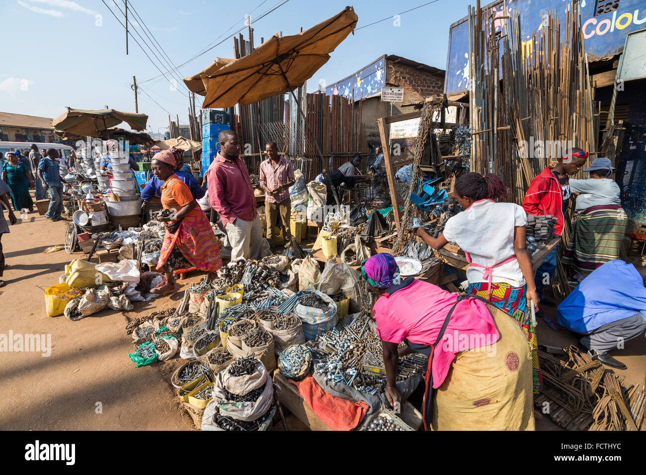 Street scene, Kampala, Uganda, Africa Stock Photo - Alamy