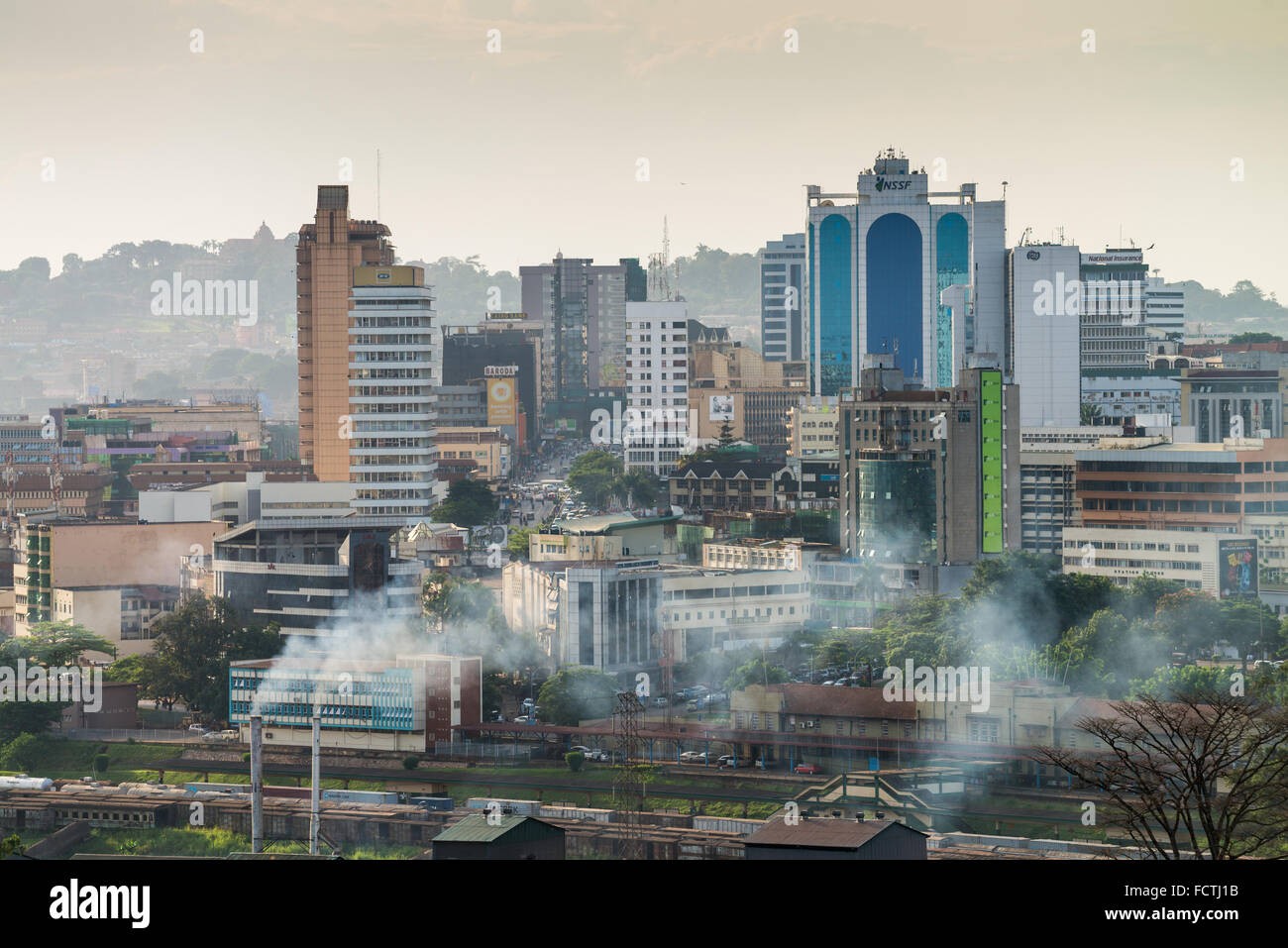 Aerial view, Kampala City, Uganda, Africa Stock Photo: 93968711 - Alamy