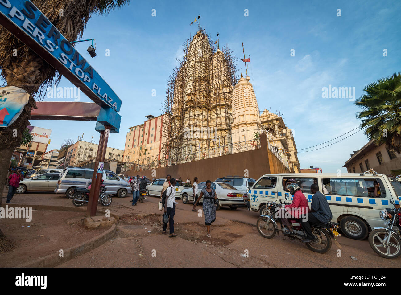 Hindu Temple, Kampala, Uganda, Africa Stock Photo - Alamy