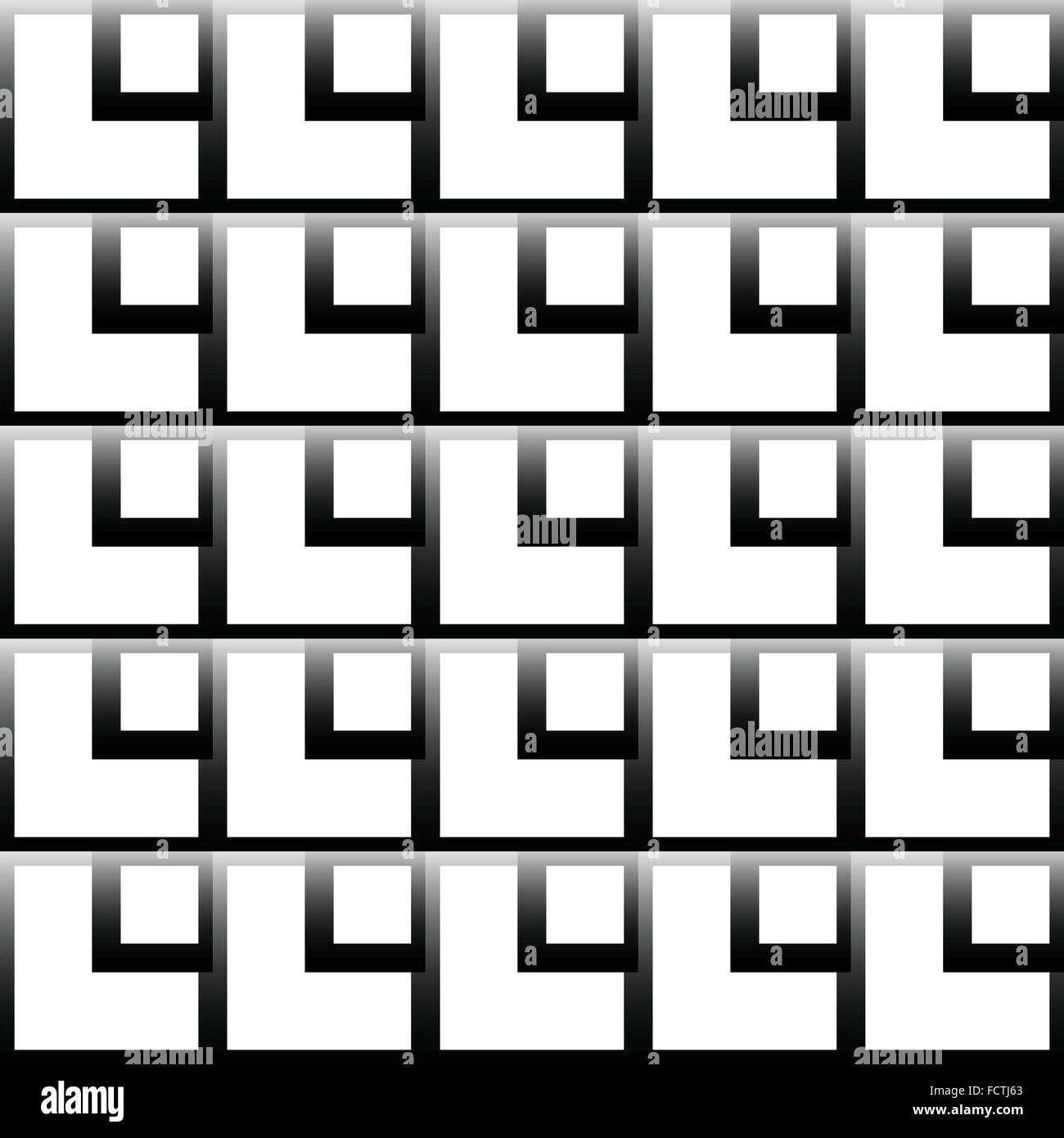 Seamlessly Repeatable Pattern With Square Shapes Monochrome Background Stock Vector Image And Art