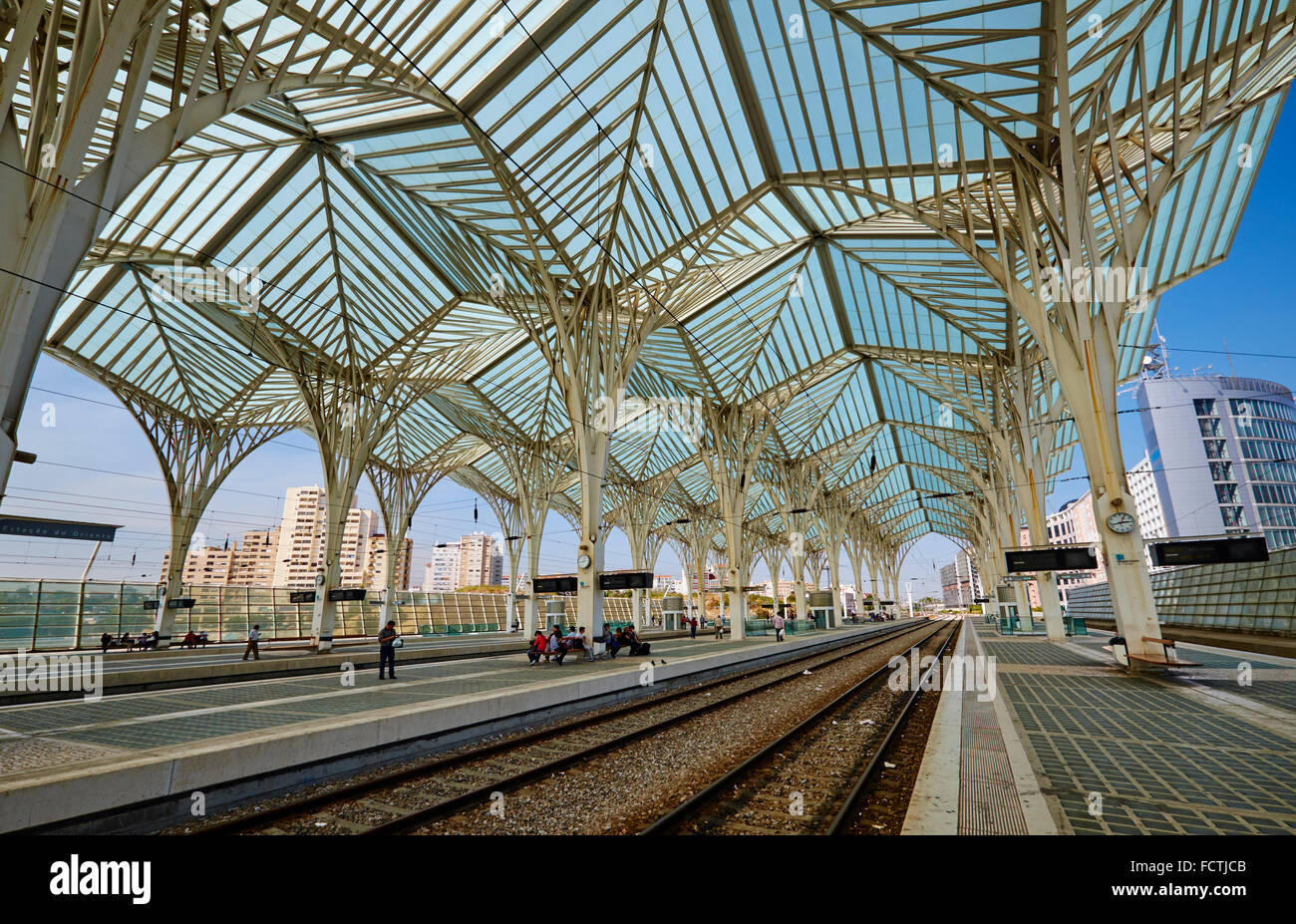 Portugal, Lisbon, Parque das Nações, Park of Nations, Gare do Oriente ...