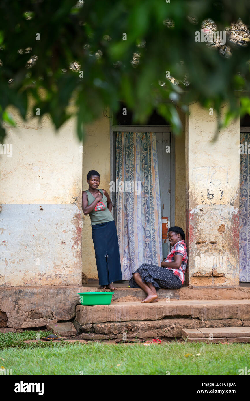 Local people in the street, Uganda, Africa Stock Photo - Alamy