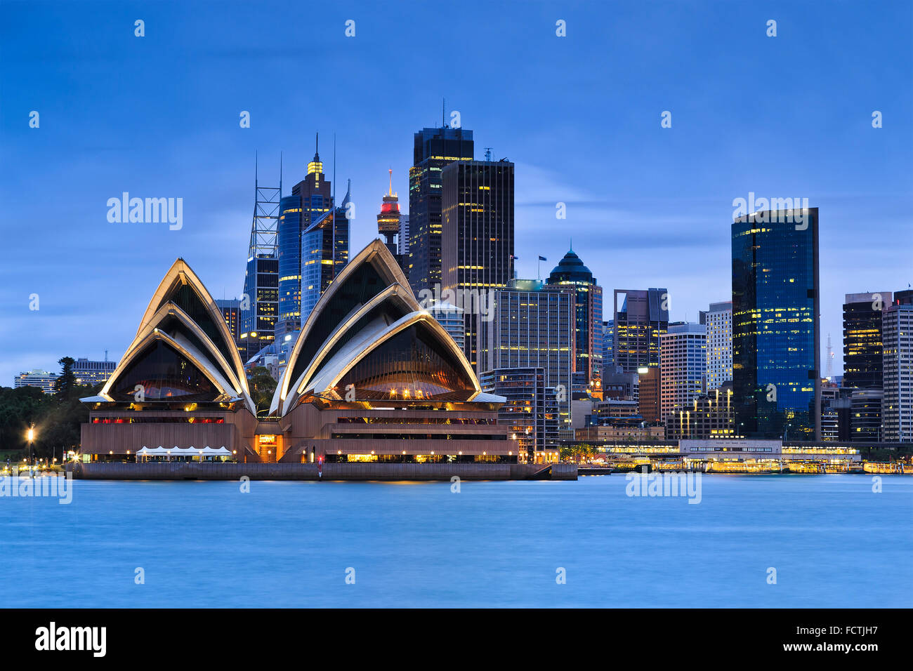 Sydney city sunset hi-res stock photography and images - Alamy