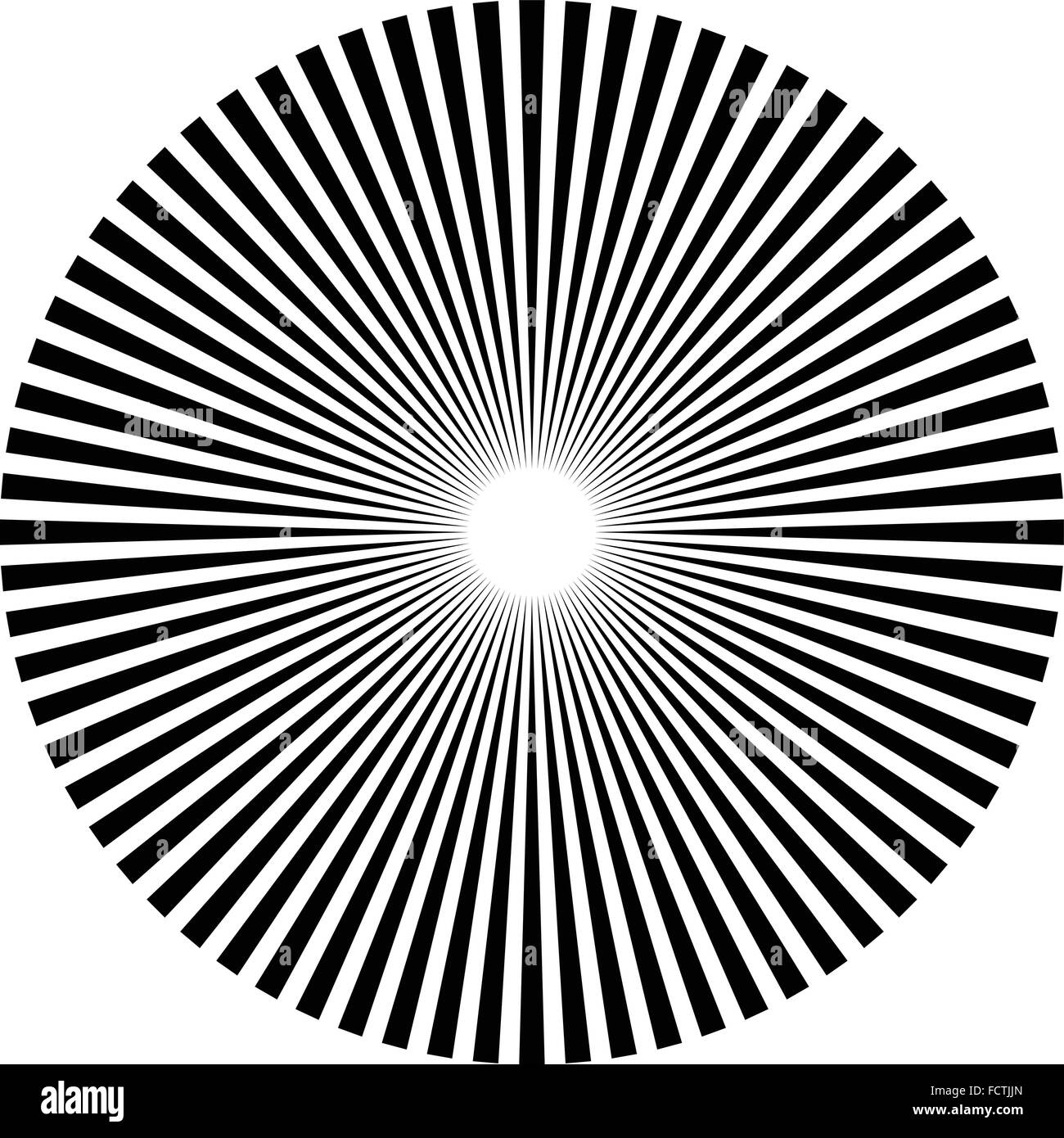 Bursting, radiating lines. Converging, pointed abstract element. Vector Stock Vector Image & Art ...