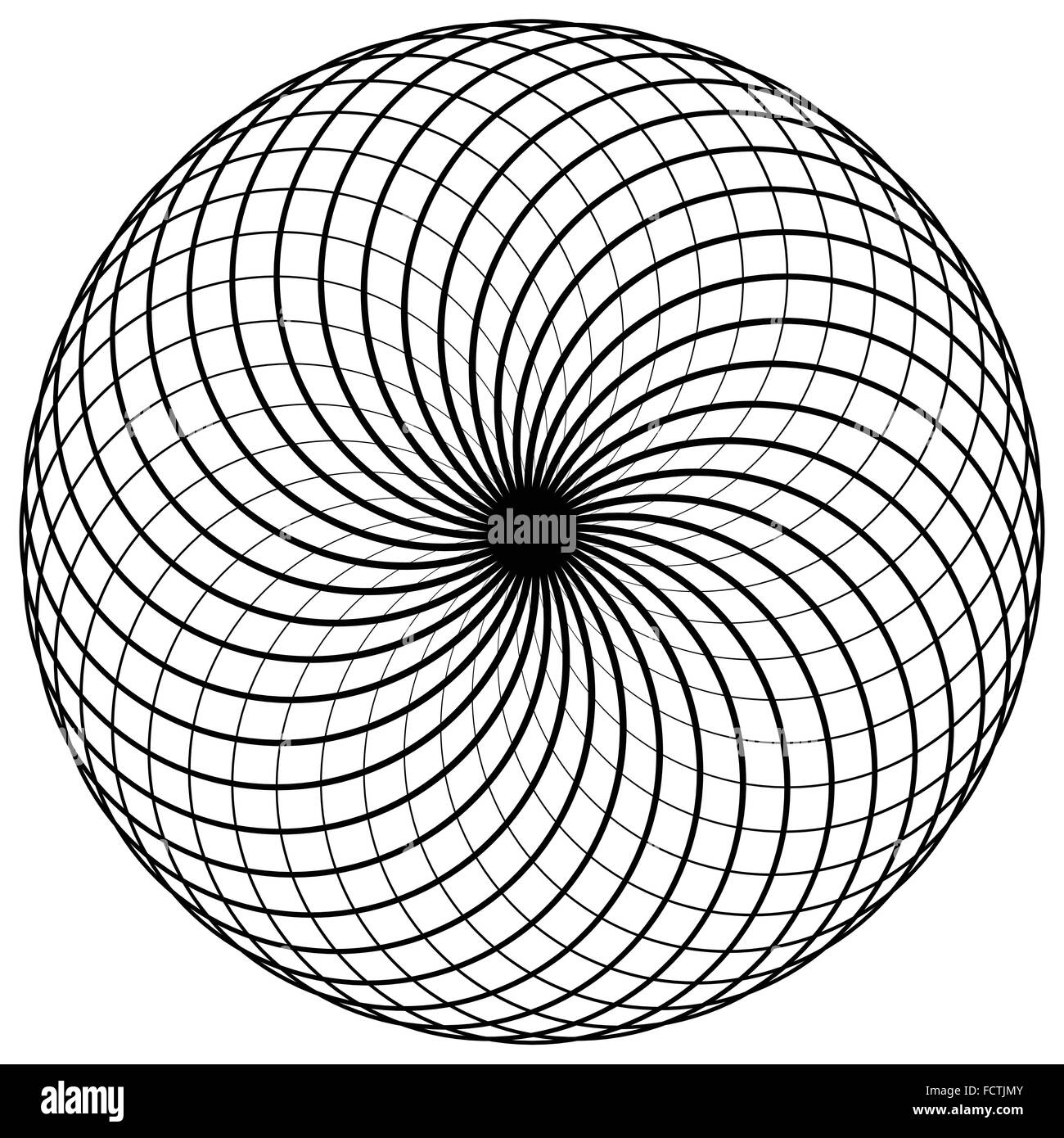 Spirograph vector pattern Black and White Stock Photos & Images - Alamy