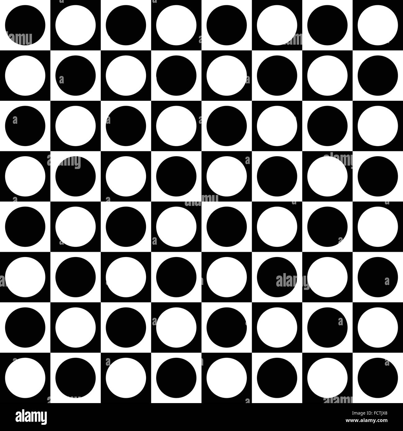 Simple monochrome checkered pattern circle hi-res stock photography and ...