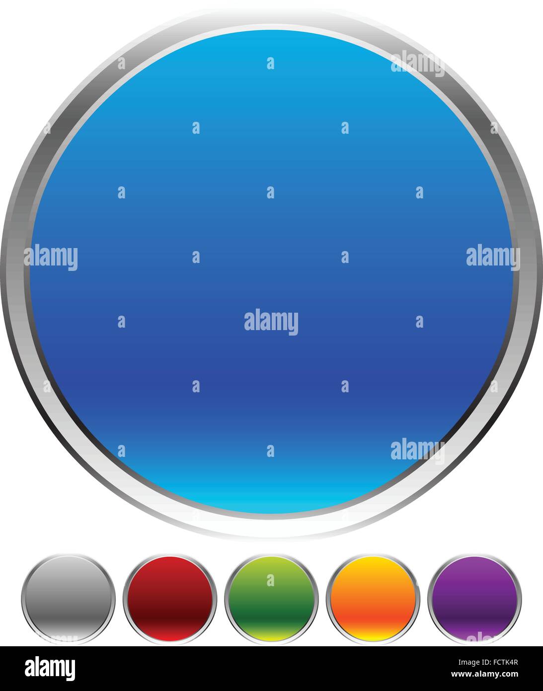 Empty colorful circle shapes, circle elements, vector eps 10 Stock ...
