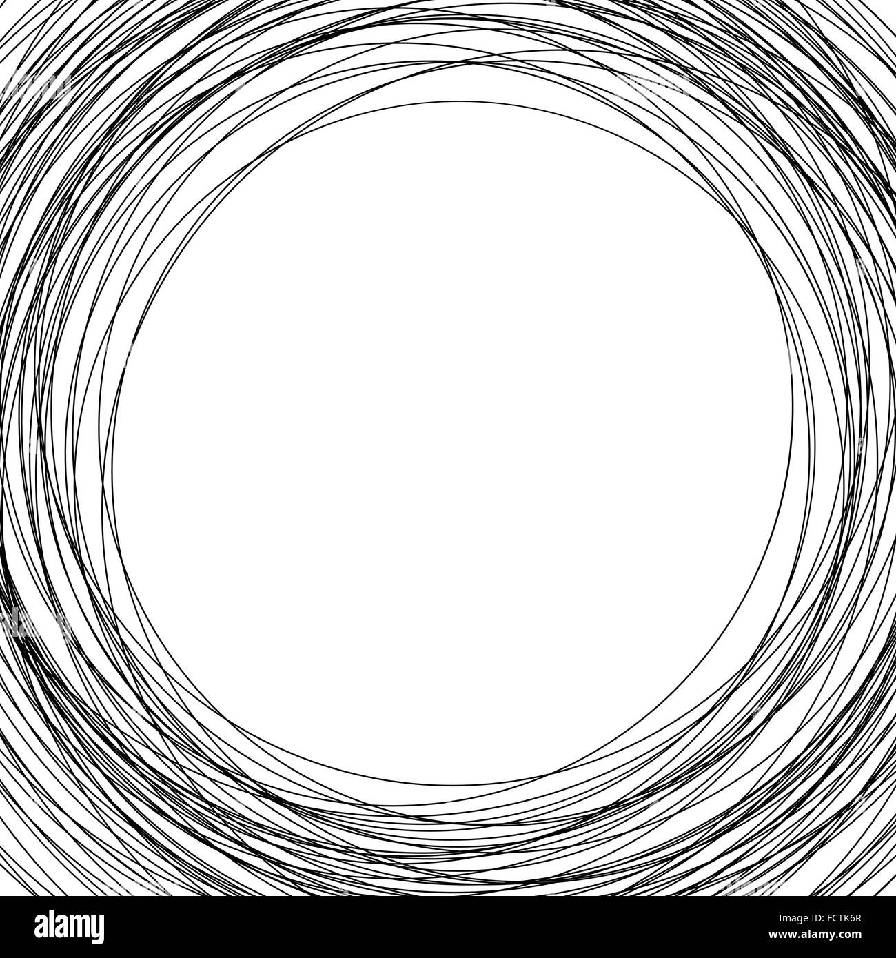 Random circles monochrome abstract background with blank space Stock ...