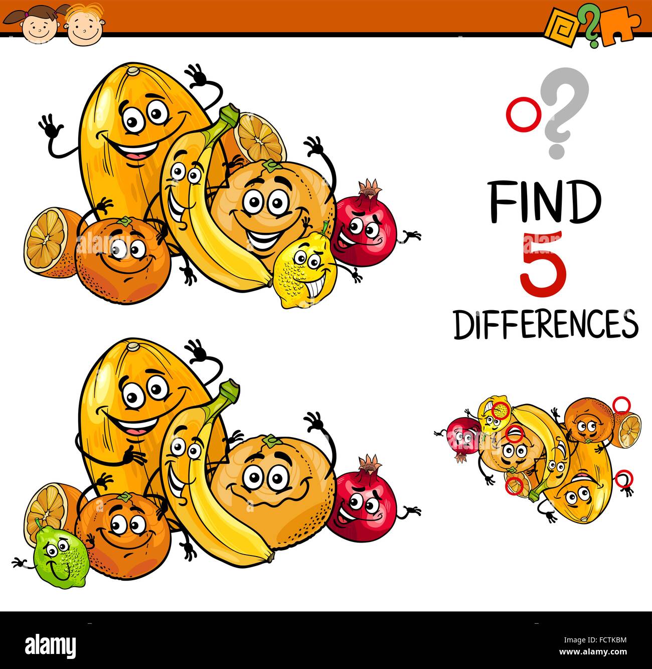 Five citrus fruit Stock Vector Images - Alamy