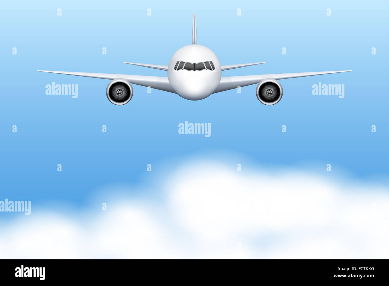 Civil Aircraft airplane Stock Photo - Alamy